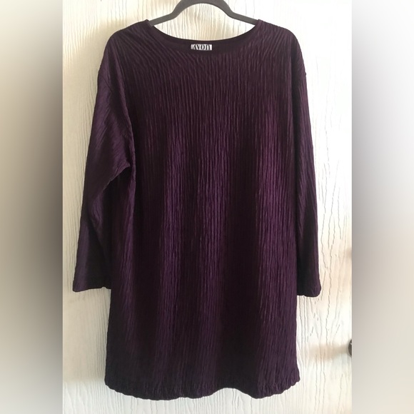 Avon | Tops | Dark Purple Tunic | Poshmark